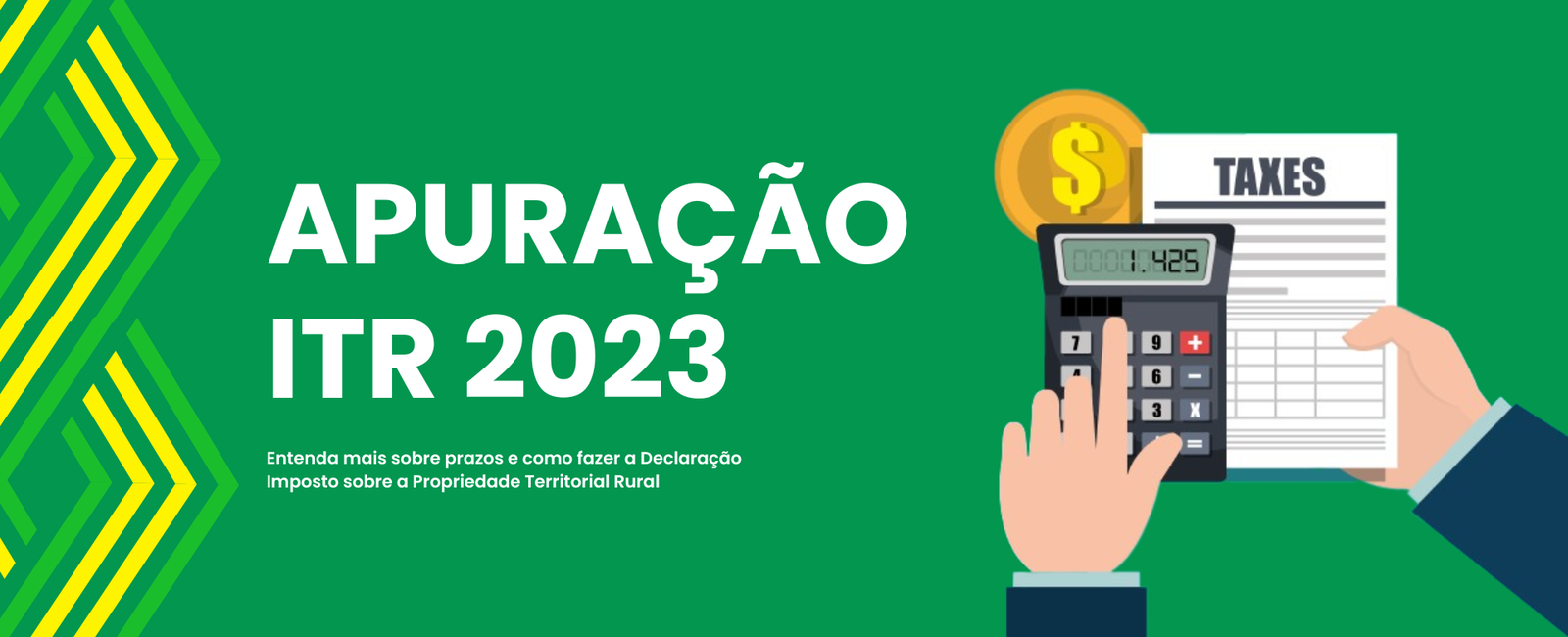 INÍCIO DA APURAÇÃO DO ITR 2023 – SRTL